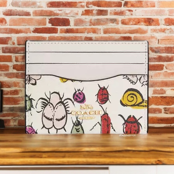 Coach | Bags | Coach Cardholder With Creature Print Limited Edition Nwt ...